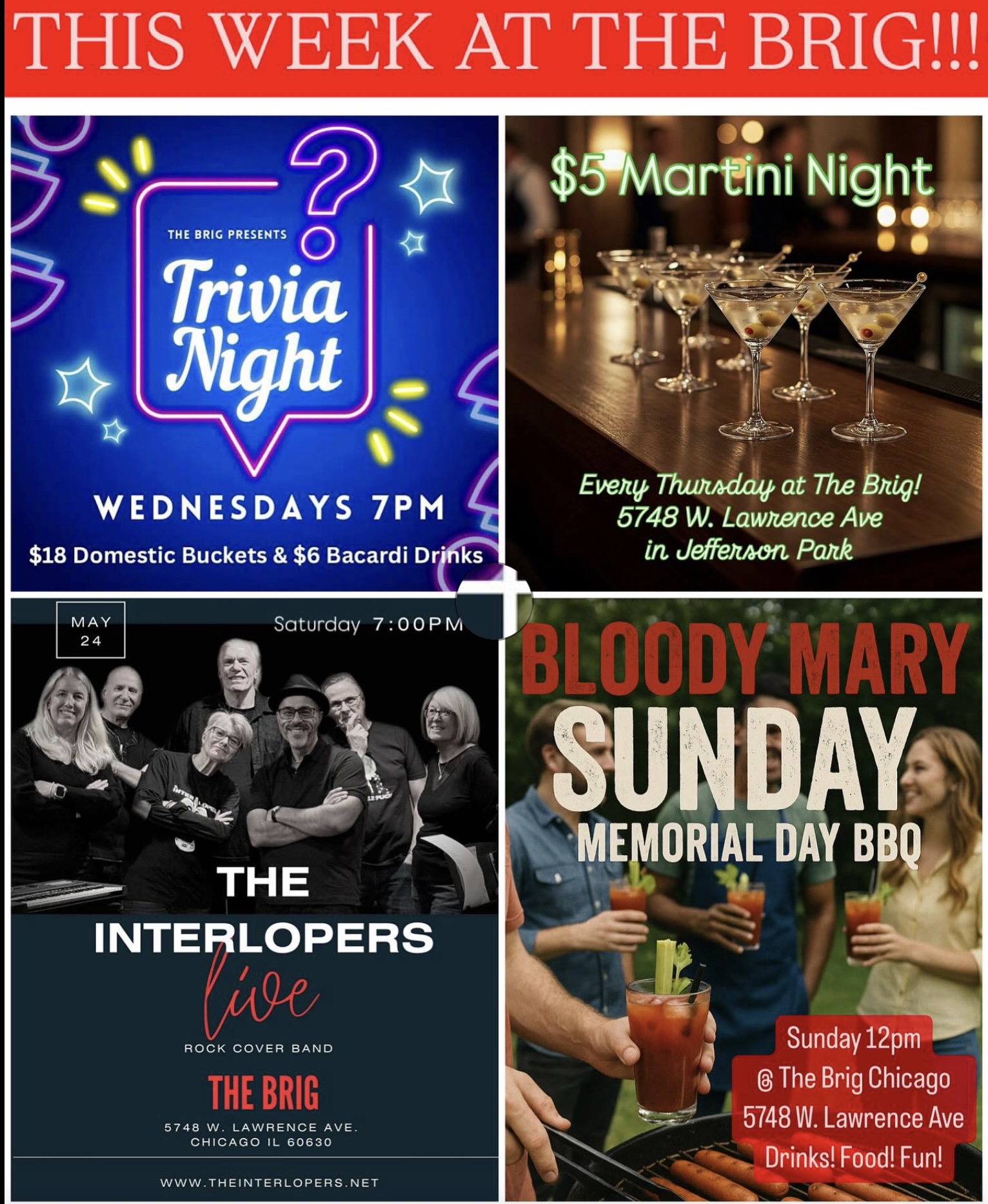 This Saturday Night | The Interlopers!